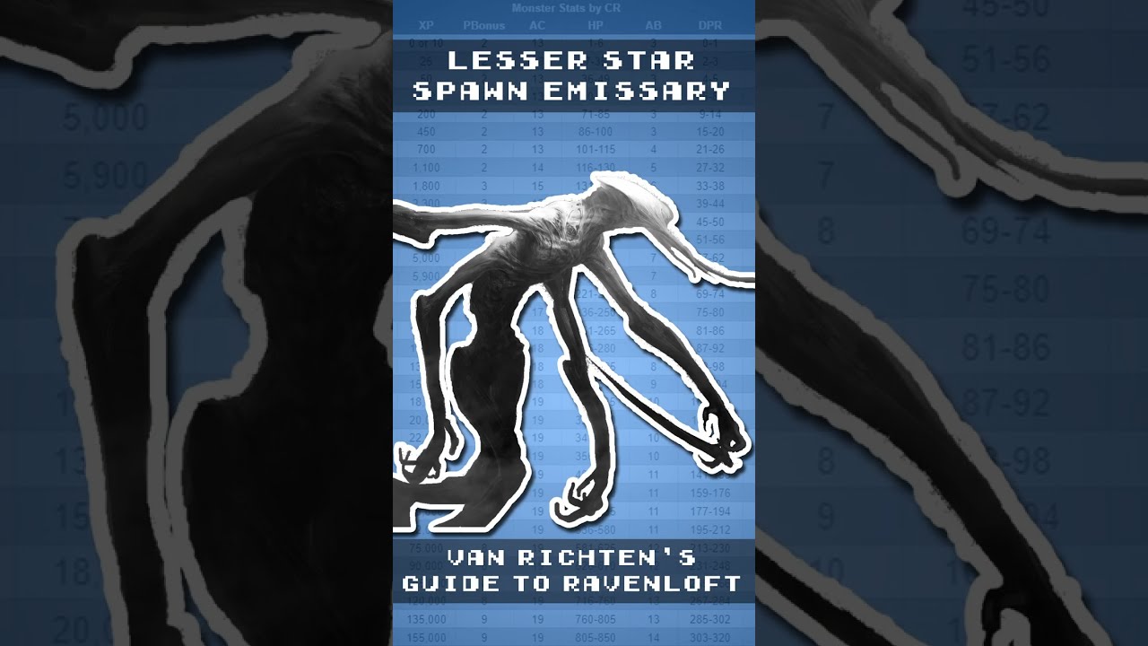 Lesser Star Spawn Emissary CR Exposed D&D 5e #Shorts - Infernal Escapes