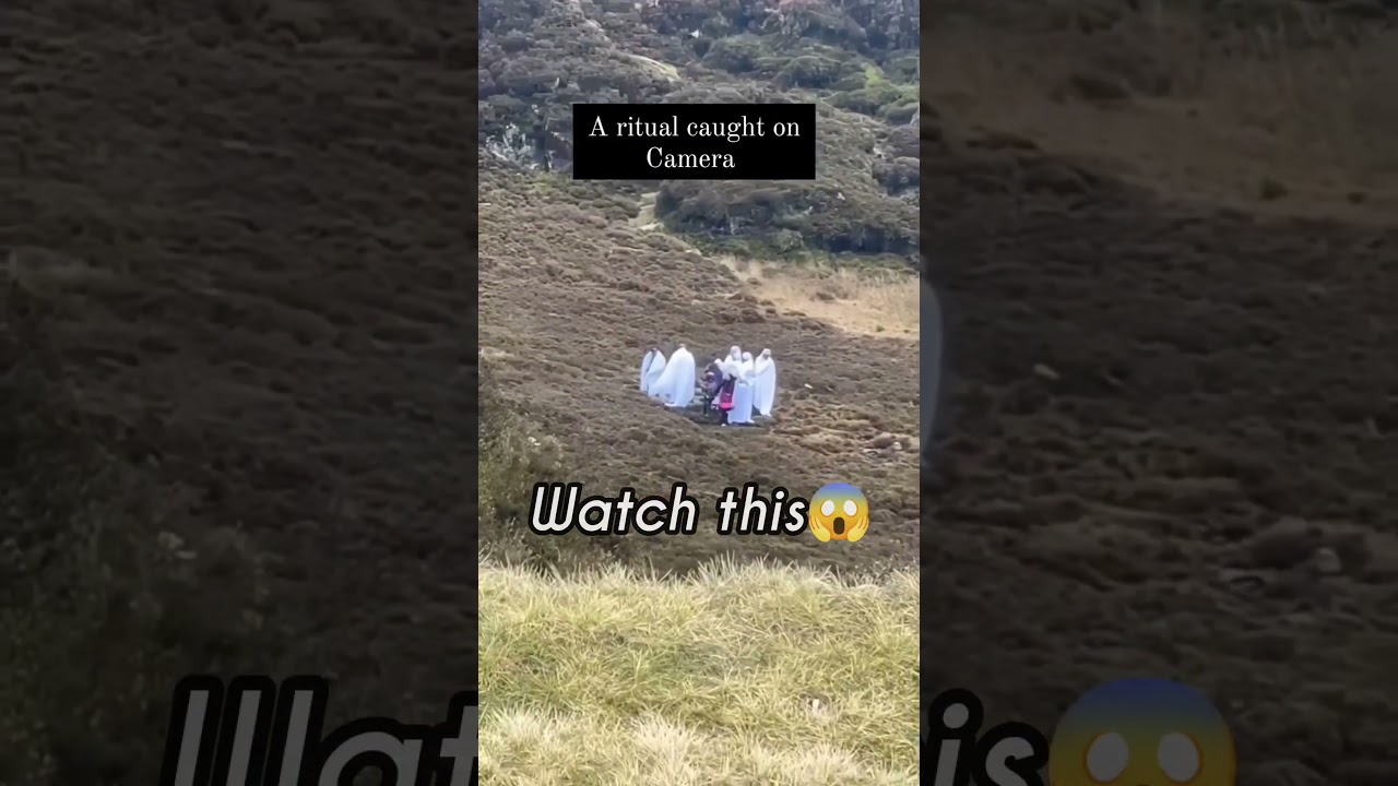 Satanic Ritual caught on Camera 😱 #unexplained #creepy #shorts ...